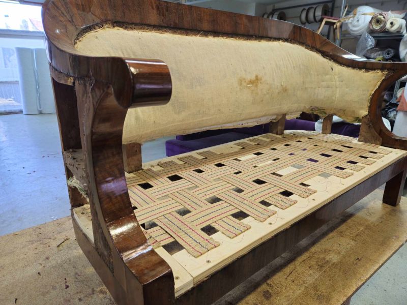 Biedermeier garnitúra egy kis Joseph Danhauser utánérzéssel | Fekete ...